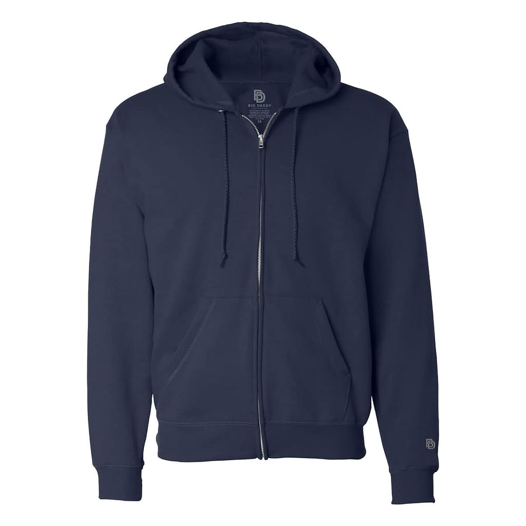Big Daddy Basics Zip Hoodie | Big Daddy Clothing Co.