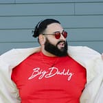 Big Daddy Signature Short Sleeve Tee (Red) | Sizes 2XL- 6XL