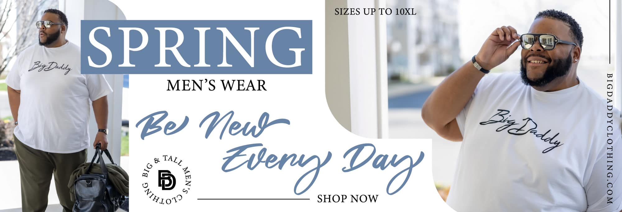 CLOTHING IN SIZES 2XL TO 10XL | Big Daddy Clothing Co.