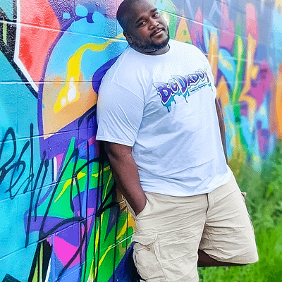 Big Daddy Arch Applique Crewneck (Carolina Blue) | Sizes 2XL - 7XL