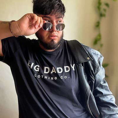 Big Daddy Signature Short Sleeve Tee (Red) | Sizes 2XL- 6XL