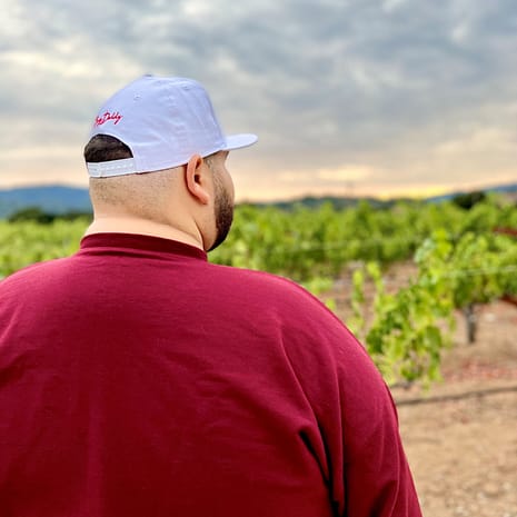 Big Daddy Red Puff Logo Snapback Hat (White) | Big Daddy Clothing Co.