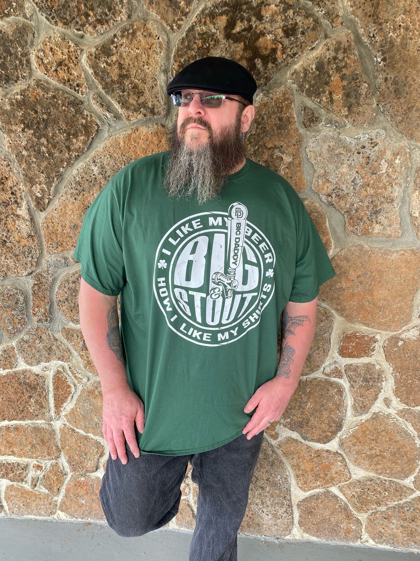 Big & Stout Short Sleeve Tee (Forest Green) | Sizes 2XL - 10XL