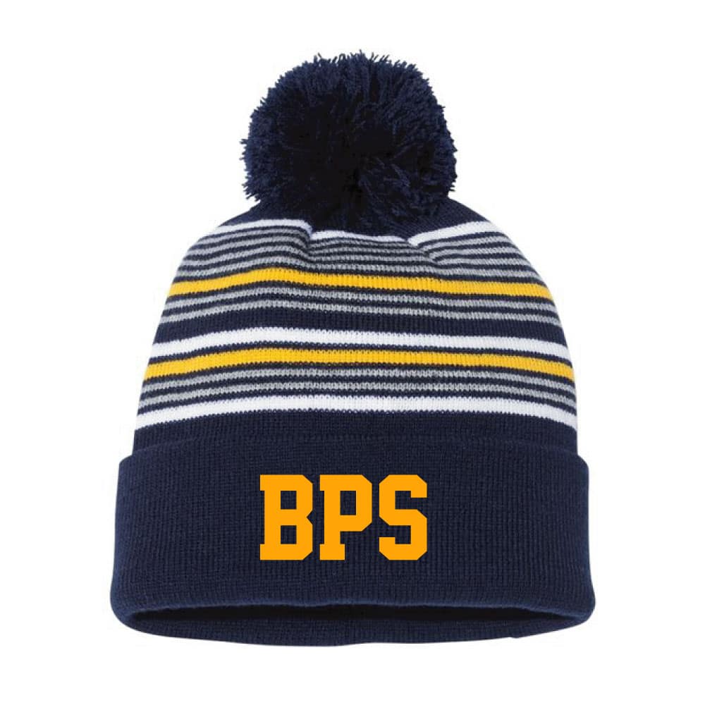 Brookside Place School Embroidered Pom Hat | CougarHQ.com
