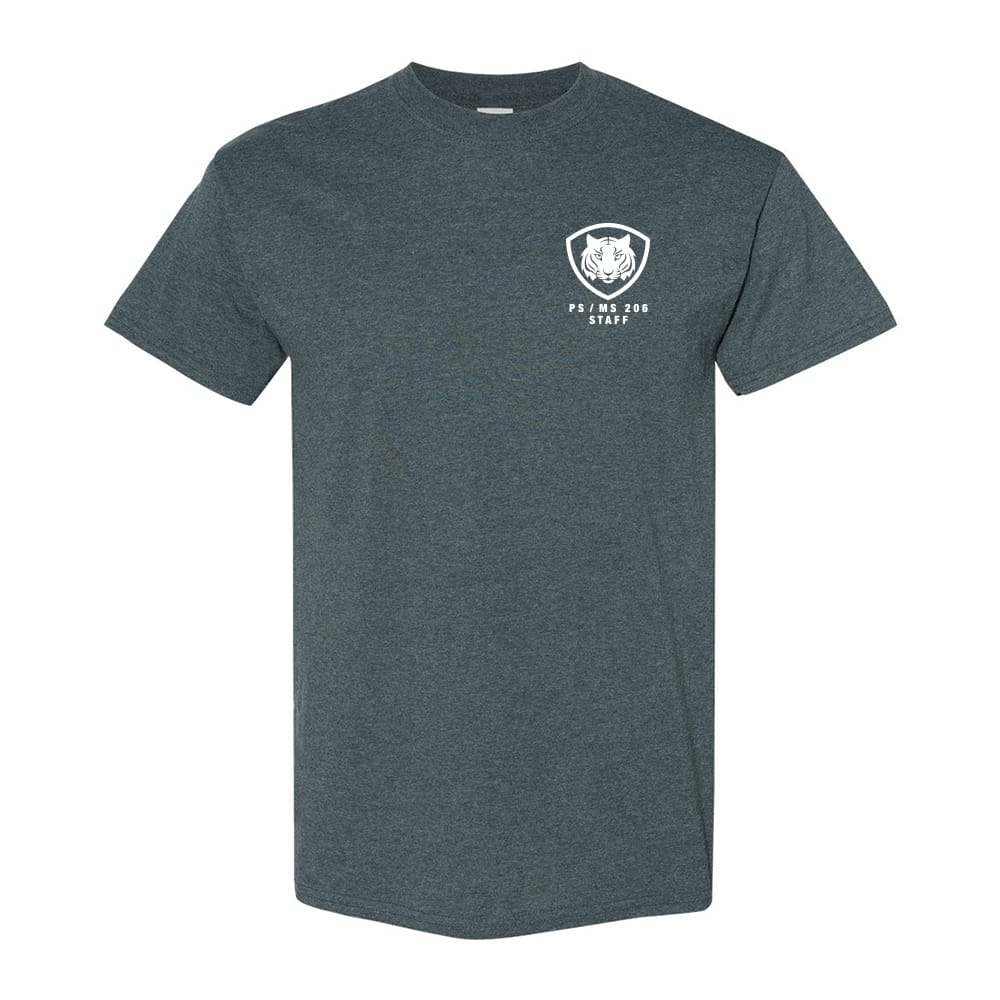PS/MS 206 Short Sleeve Tee – Dark Heather | VarsityCentralNJ.com