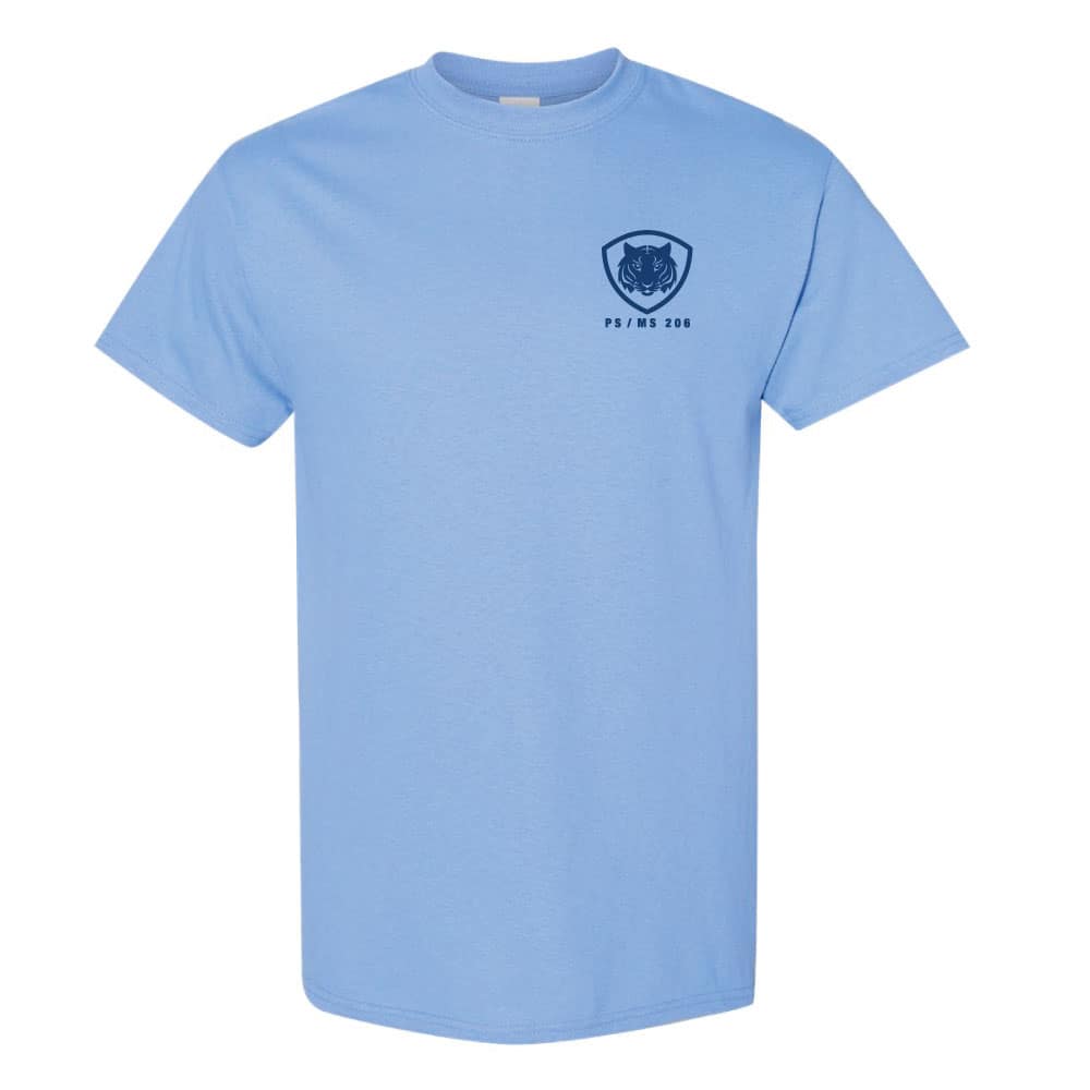 PS/MS 206 Short Sleeve Tee – Carolina Blue | VarsityCentralNJ.com