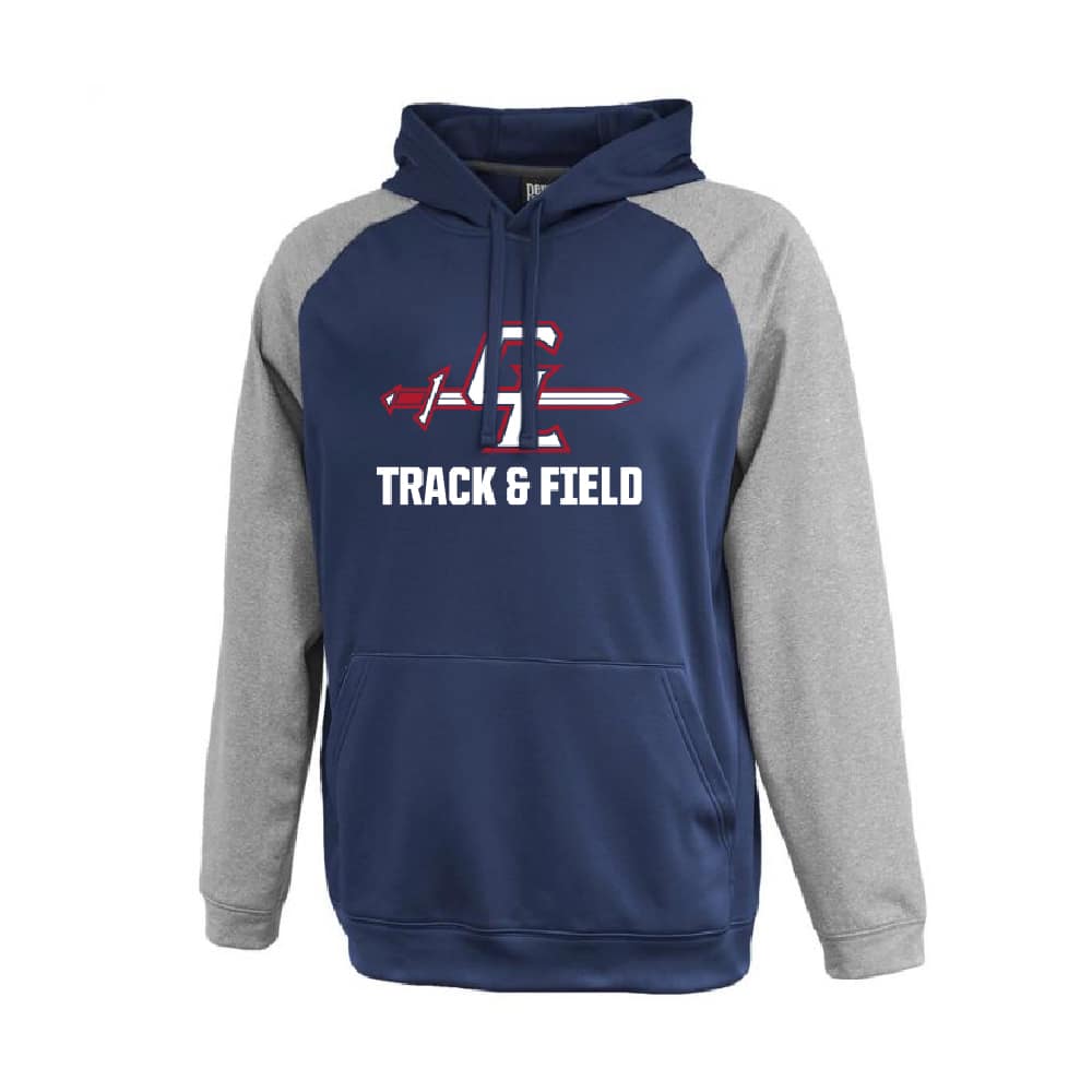 G.L. Track & Field Wicking Raglan Hoodie | VarsityCentralNJ.com