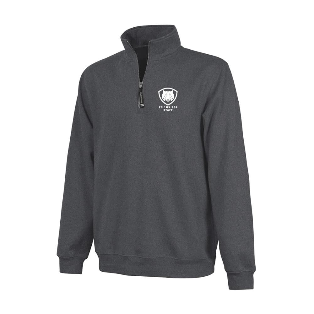 PS/MS 206 1/4 Zip with Pockets – Charcoal | VarsityCentralNJ.com