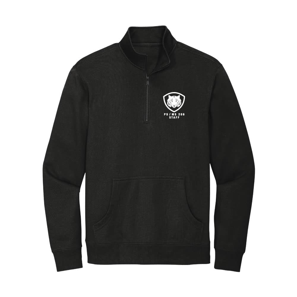 PS/MS 206 Staff 1/4 Zip Sweatshirt – Black | VarsityCentralNJ.com