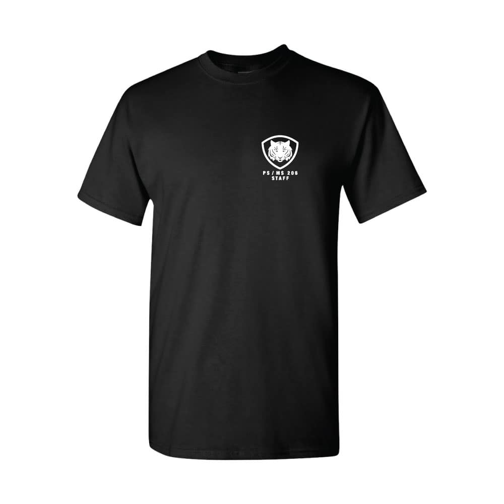 PS/MS 206 Staff Be here Tee – Black | VarsityCentralNJ.com