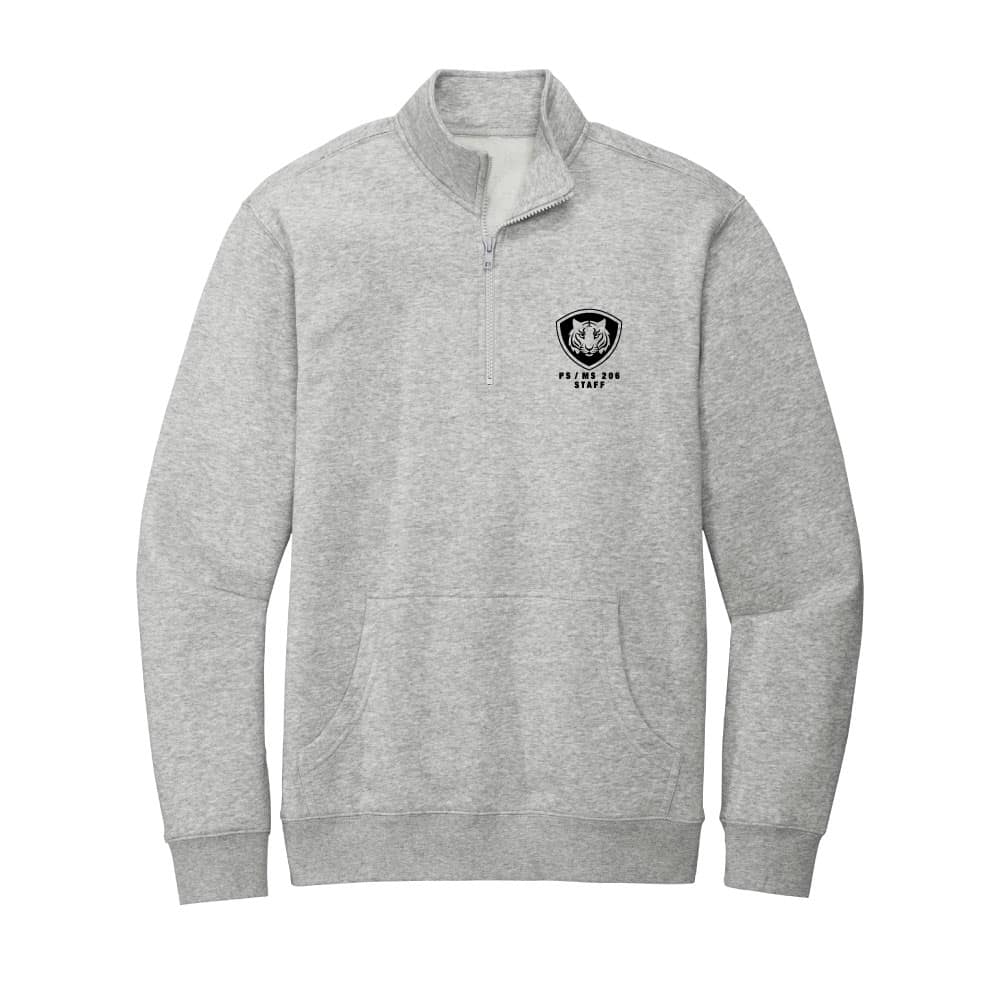 PS/MS 206 Staff 1/4 Zip Sweatshirt – Grey | VarsityCentralNJ.com