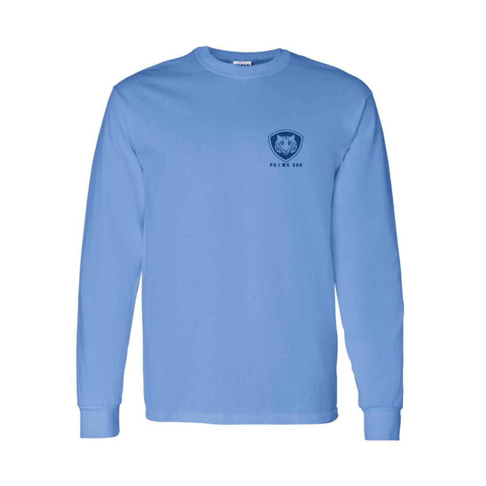 PS/MS 206 Long Sleeve Tee – Carolina Blue | VarsityCentralNJ.com