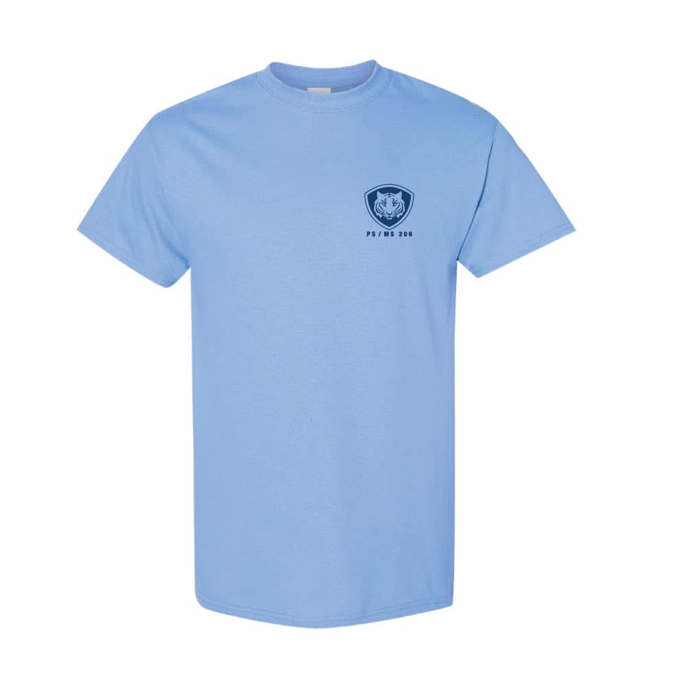 PS/MS 206 Short Sleeve Tee – Carolina Blue | VarsityCentralNJ.com