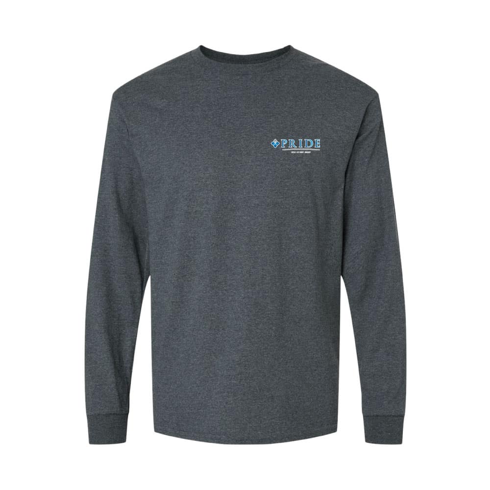 Pride PFO Long Sleeve Tee – Dark Heather | VarsityCentralNJ.com