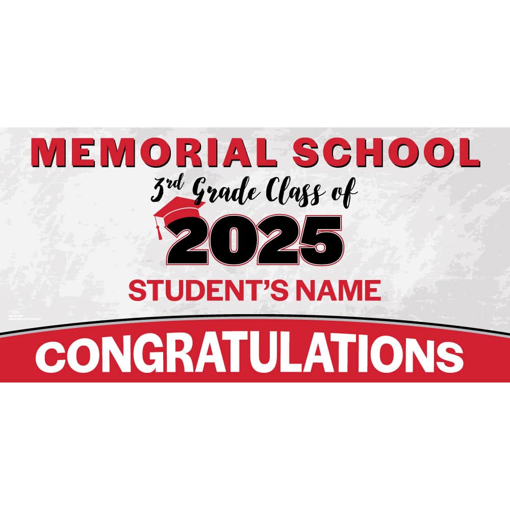 Maywood Ave School 3rd Grade Grad Lawn Sign | VarsityCentralNJ.com