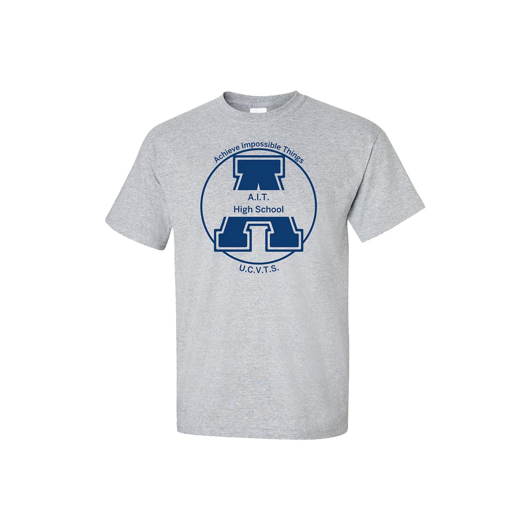 AIT Sport Grey Short Sleeve Tee | VarsityCentralNJ.com