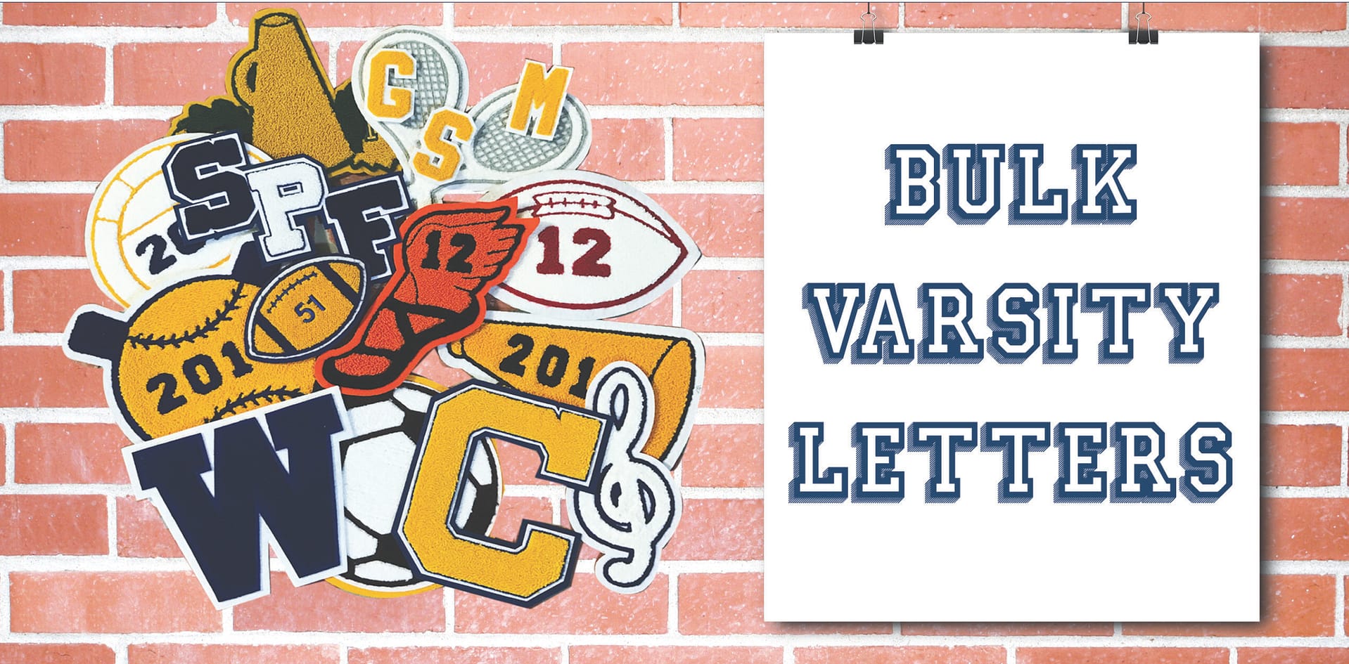 Wholesale Bulk Varsity Letters | CougarHQ.com