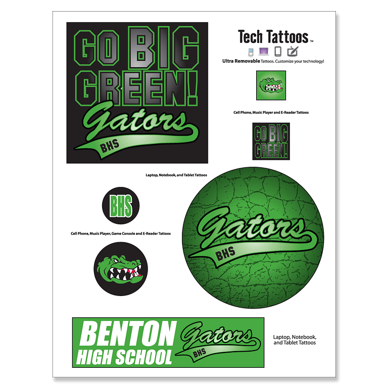 Custom Tech Tattoos | PandaImprinting.com